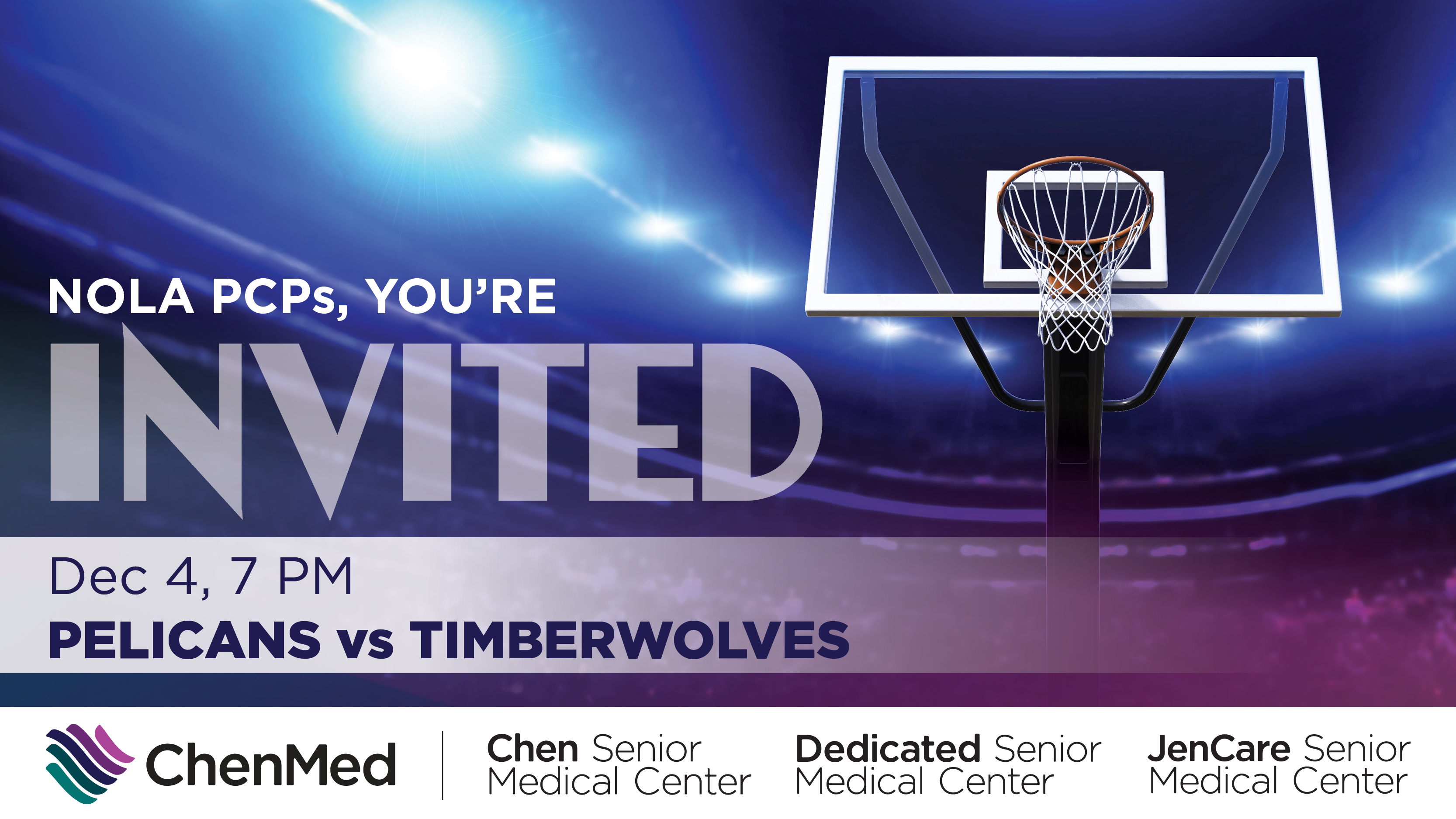 PCPs, You're Invited to Cheer on the NOLA Pelicans! | Chenmed